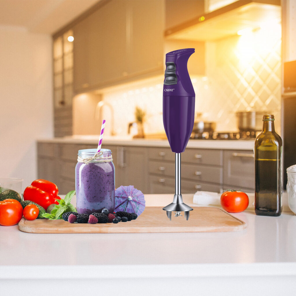 Kitchen Hive 650W Mixer Grinder Dark Blue with Free Hand Blender HHB ...